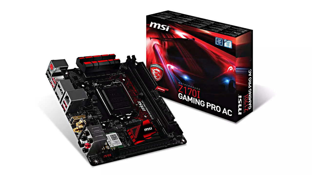 MSI Z170I Gaming Pro AC Mini-ITX Skylake Motherboard: Dib u eegista Australia