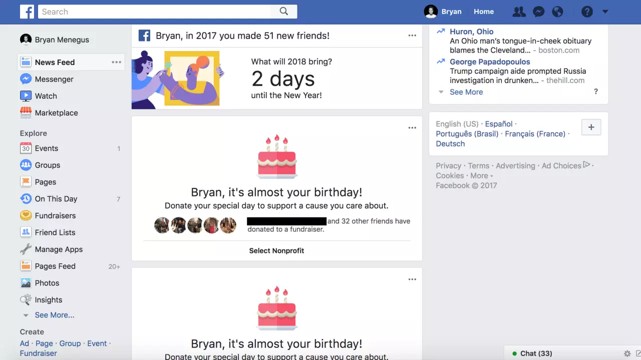 Facebook wil sy nuusvoer opknap – ek het myne eerder leeg gemaak