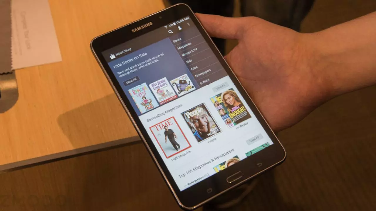 Nook Reborn Minangka Samsung Galaxy Tab 4 Ing AS
