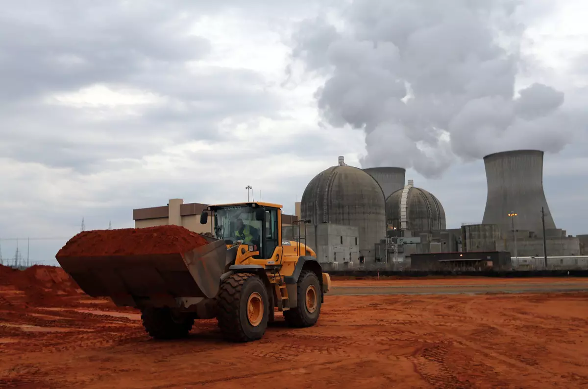 A primeira planta nuclear nova de Estados Unidos en 30 anos está en marcha